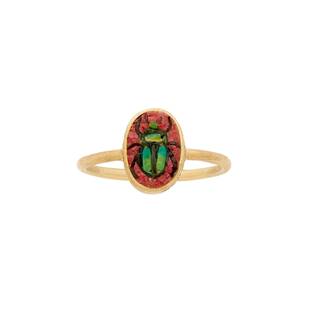 Scarabeo Ring | Le Sibille Atelier Roma